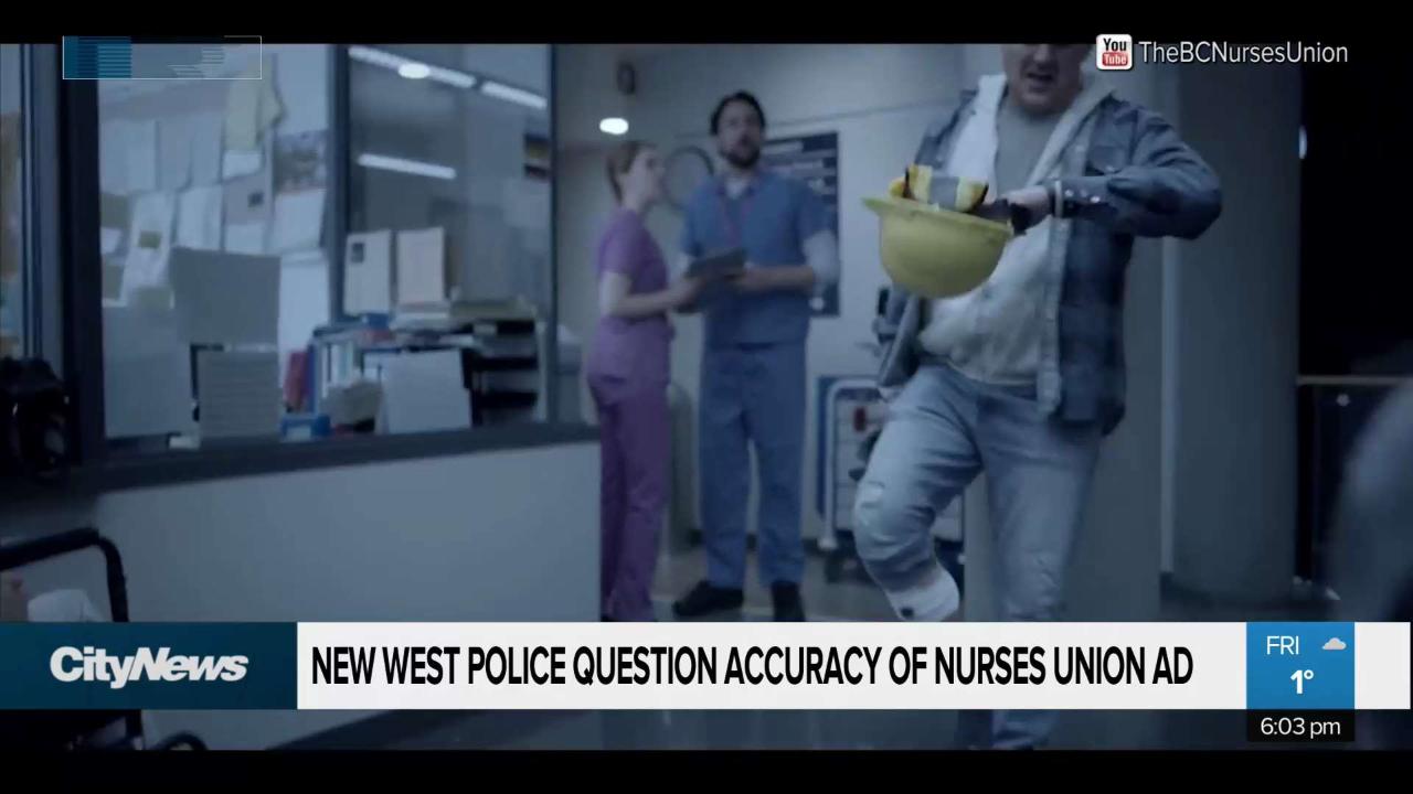 New West Police Question BCNU Ad | CityNews Vancouver