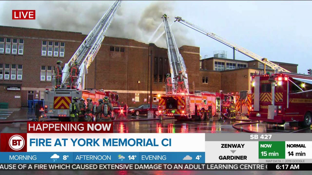 Second fire breaks out at York Memorial